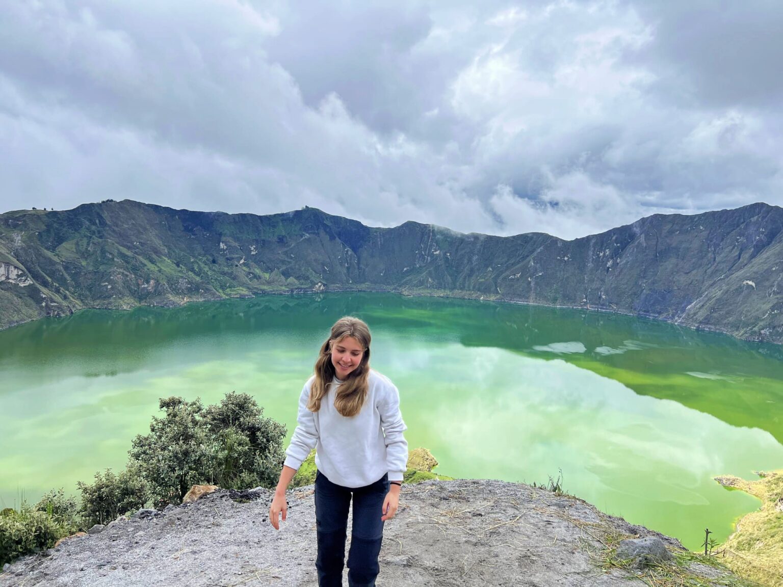 Visitar la Laguna en Quilotoa de Ecuador. Dónde dormir y comer